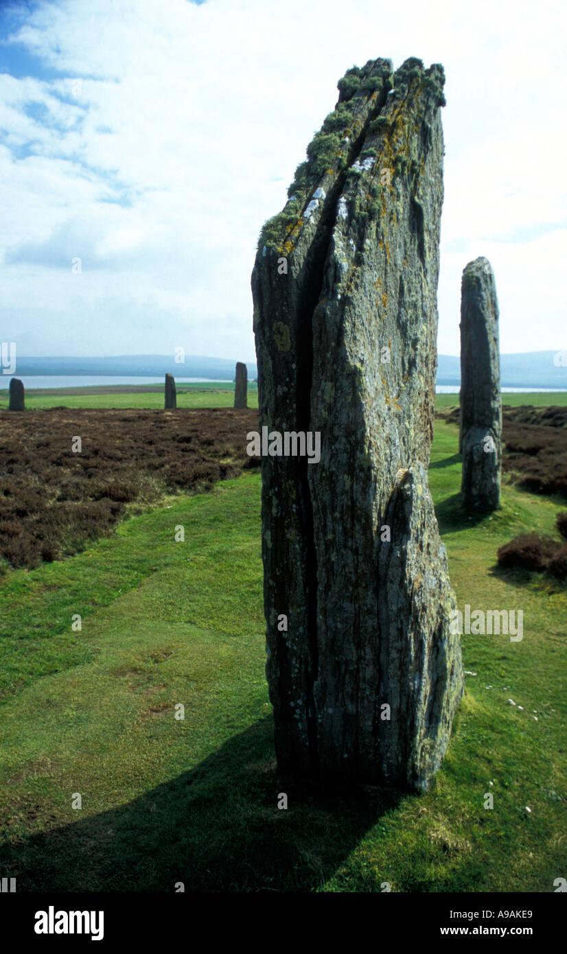 Orkney Standing Stones Stock Photo - Alamy