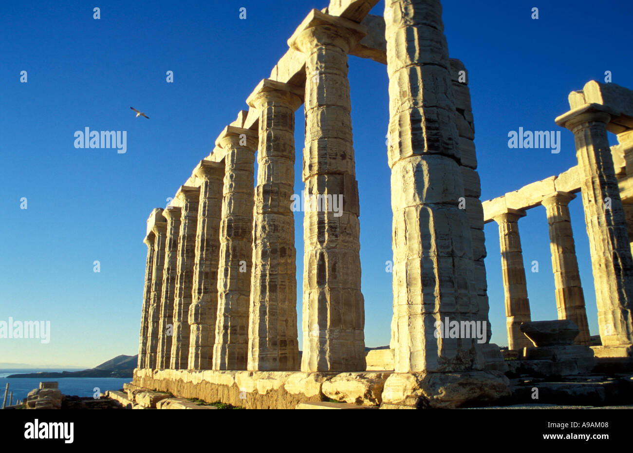 The Temple of Poseidon Stock Photo - Alamy