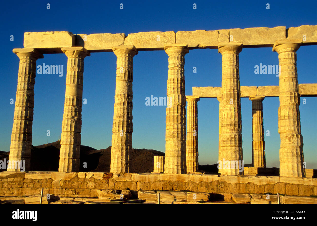 The Temple of Poseidon Stock Photo - Alamy