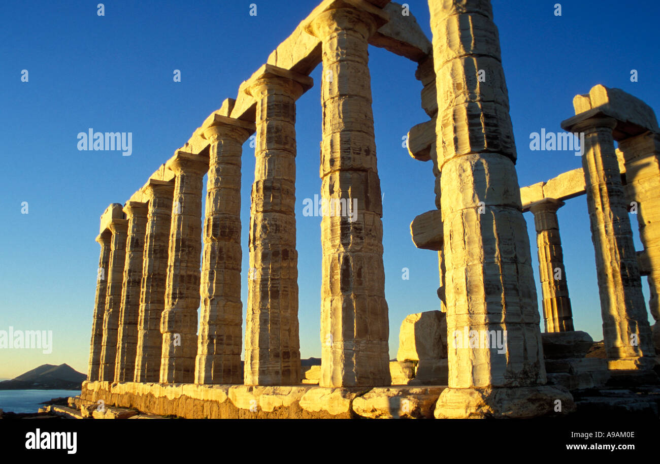 The Temple of Poseidon Stock Photo - Alamy