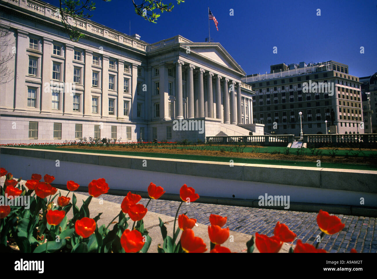 Treasury building washington hi-res stock photography and images - Alamy