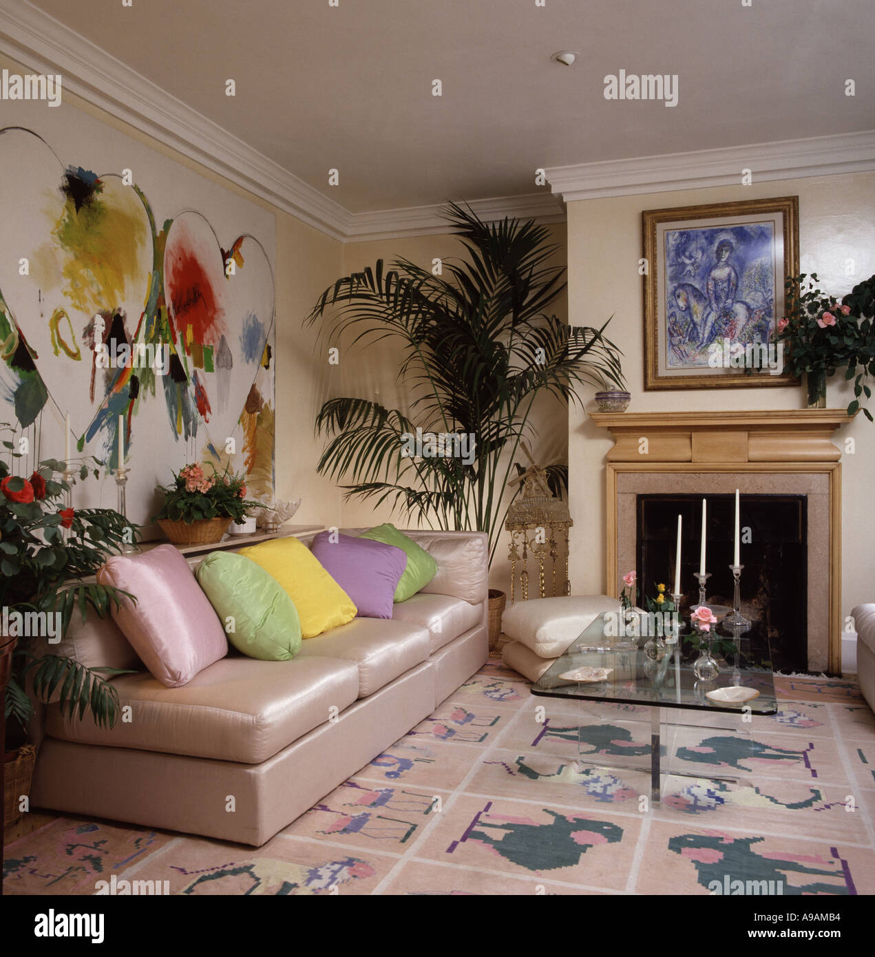 Dated House Interior Stock Photo - Alamy