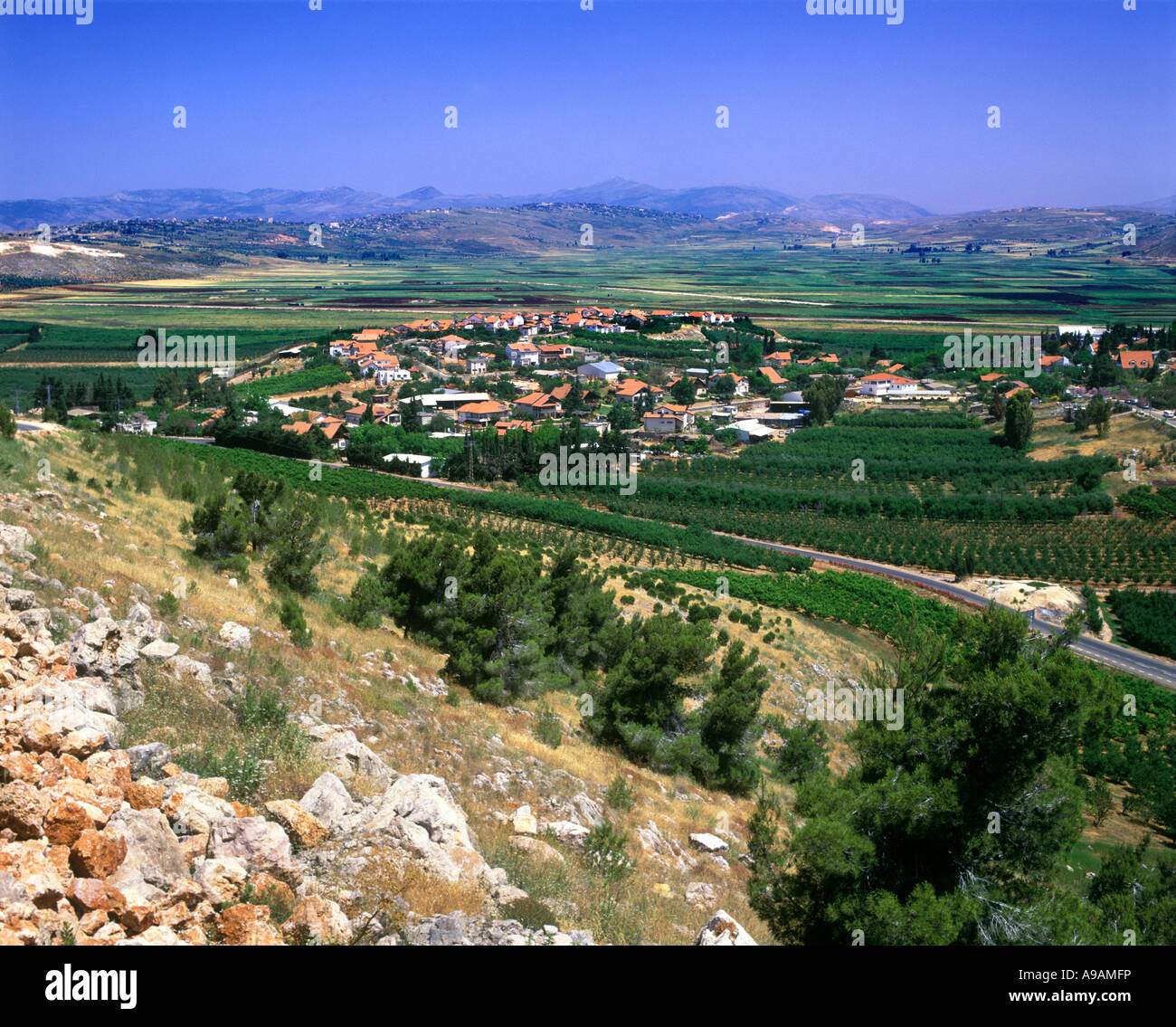 METULA VILLAGE LEBANON BORDER GOLAN ISRAEL Stock Photo - Alamy