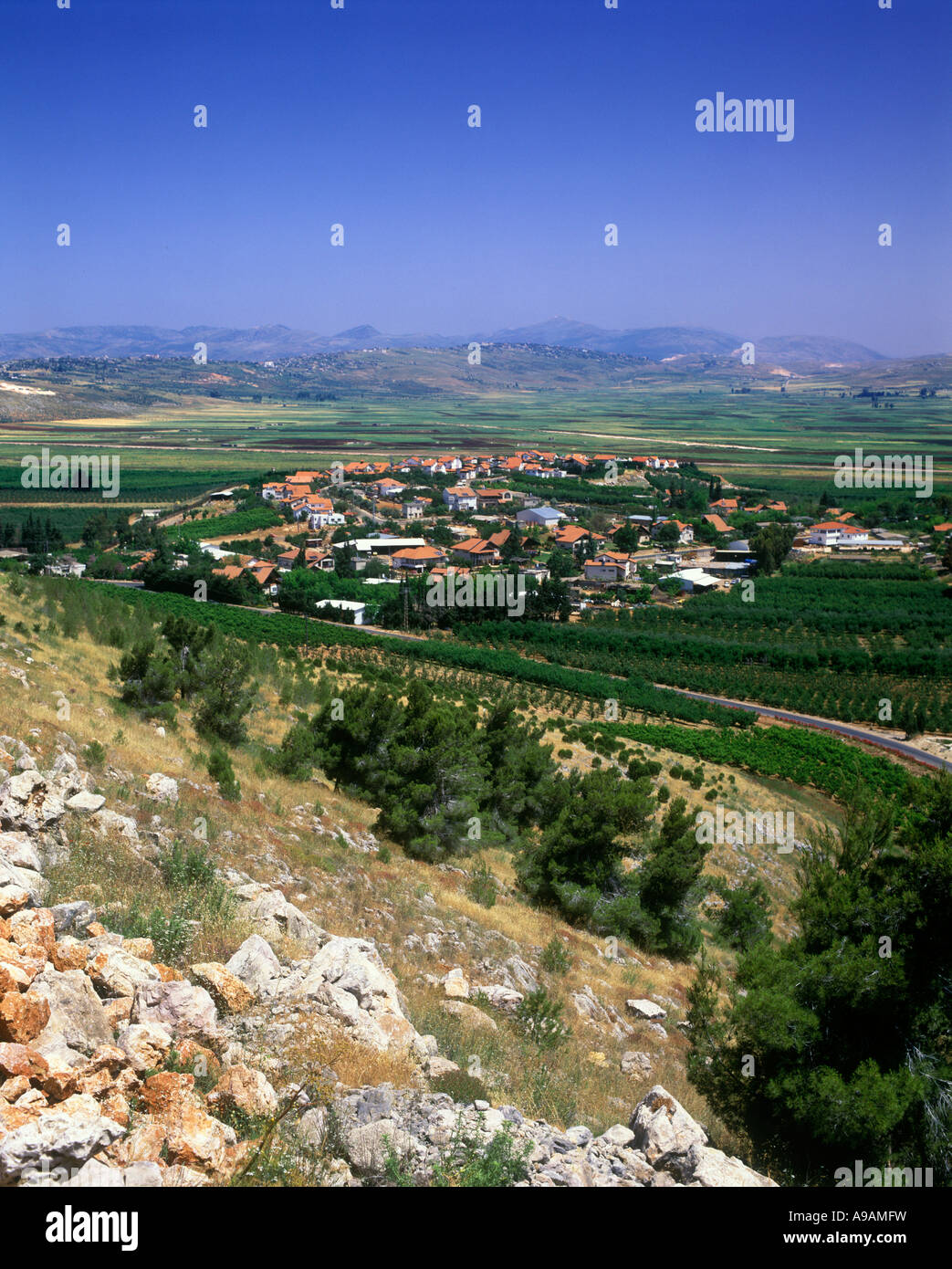 METULA VILLAGE LEBANON BORDER GOLAN ISRAEL Stock Photo - Alamy