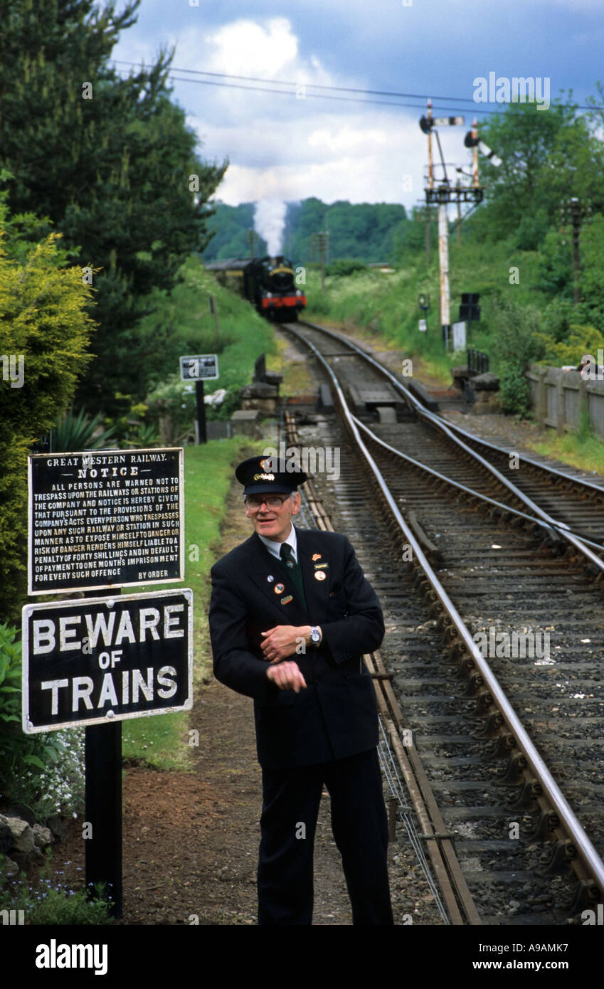 Hampton Loade Station on the Severn Valley Railway, Shropshire, England ...
