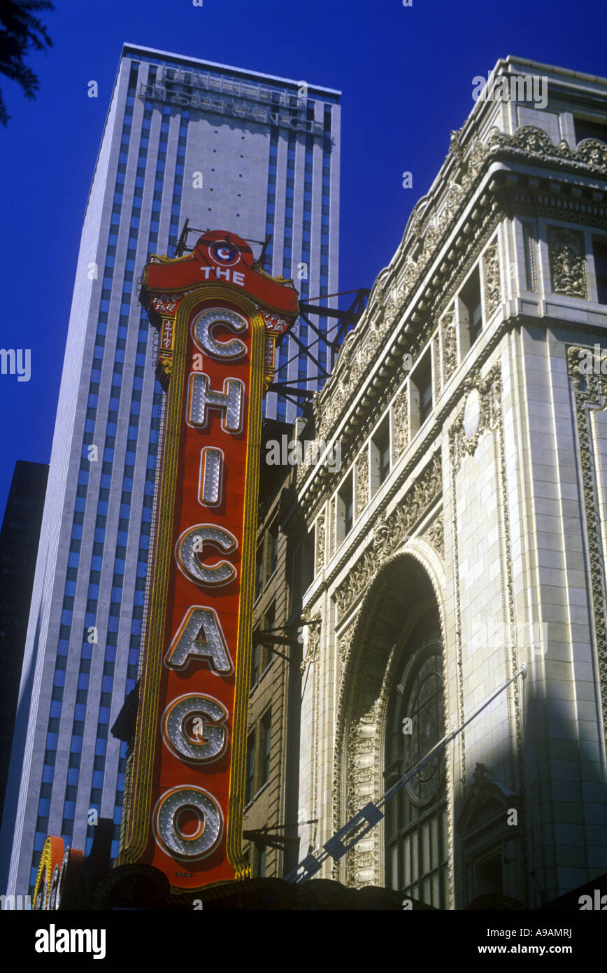 CHICAGO THEATER CENTER SIGN MARQUEE PAGE BROTHERS BUILDING (©RAPP ...