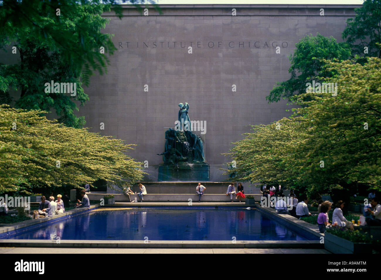 FOUNTAIN OF THE GREAT LAKES (©LORADO TAFT 1907) ART INSTITUTE (©SHEPLEY ...