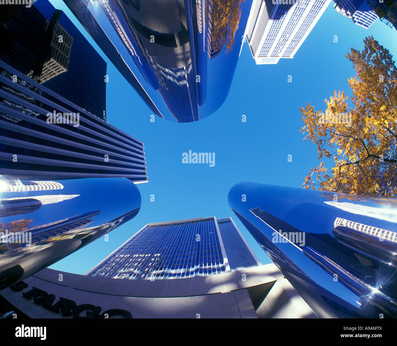 TALL OFFICE BUILDINGS DOWNTOWN DENVER COLORADO USA Stock Photo - Alamy