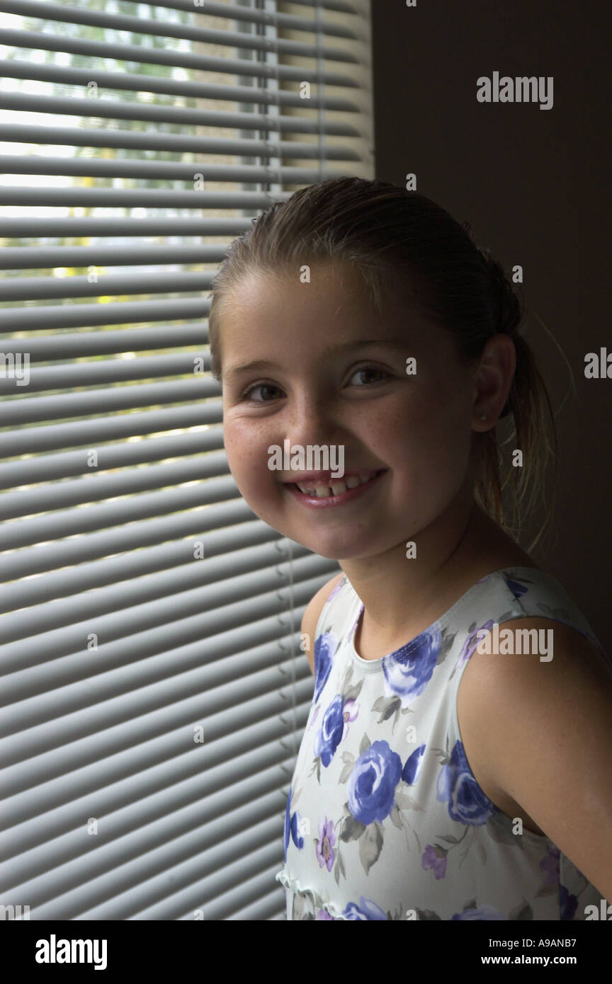 girl by window Stock Photo - Alamy