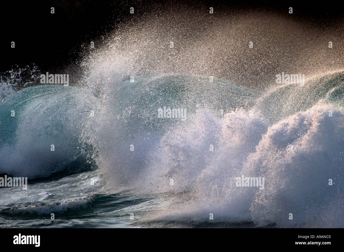 powerful ocean wave Stock Photo - Alamy