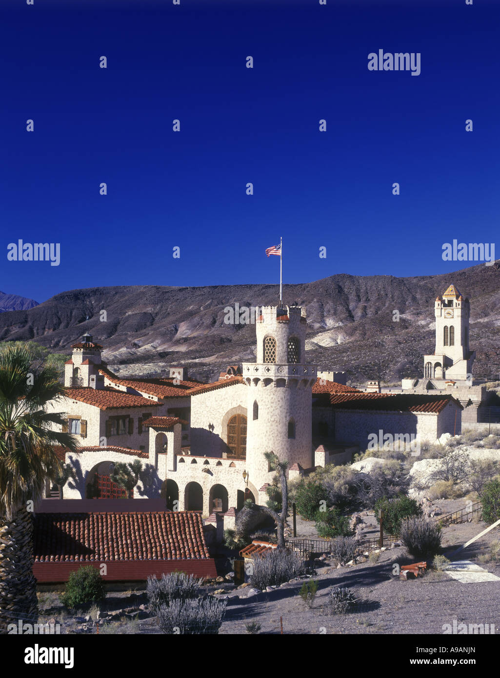 SCOTTY’S CASTLE DEATH VALLEY NATIONAL PARK CALIFORNIA USA Stock Photo ...