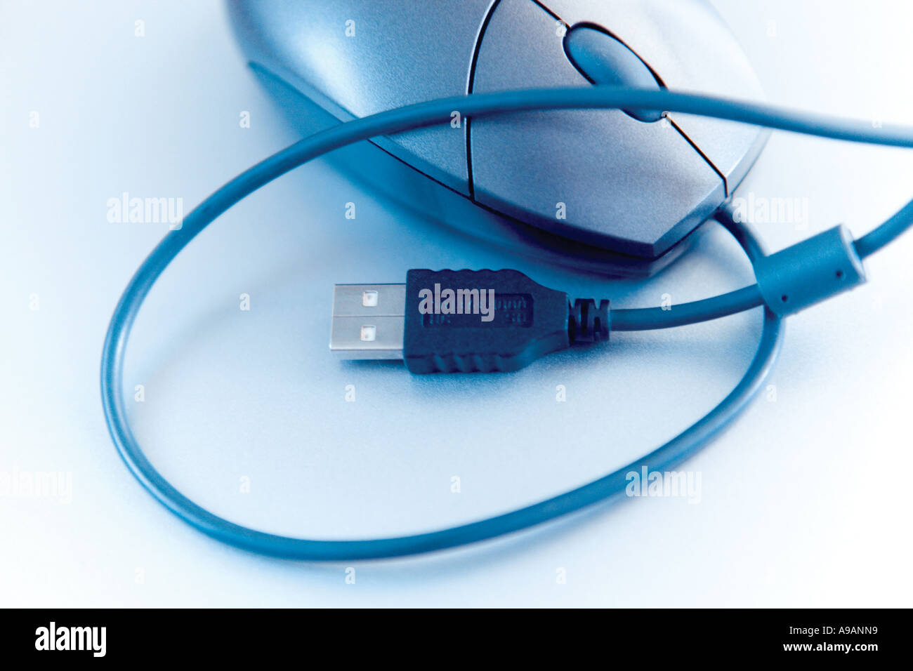 Computer mouse with USB connector Stock Photo - Alamy