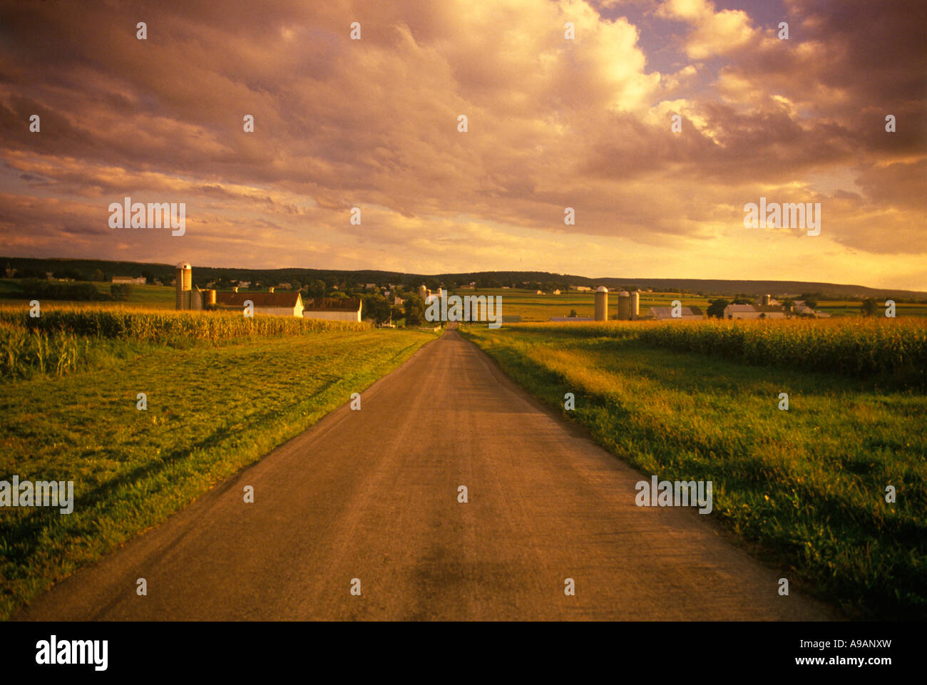 Rural road usa hi-res stock photography and images - Alamy