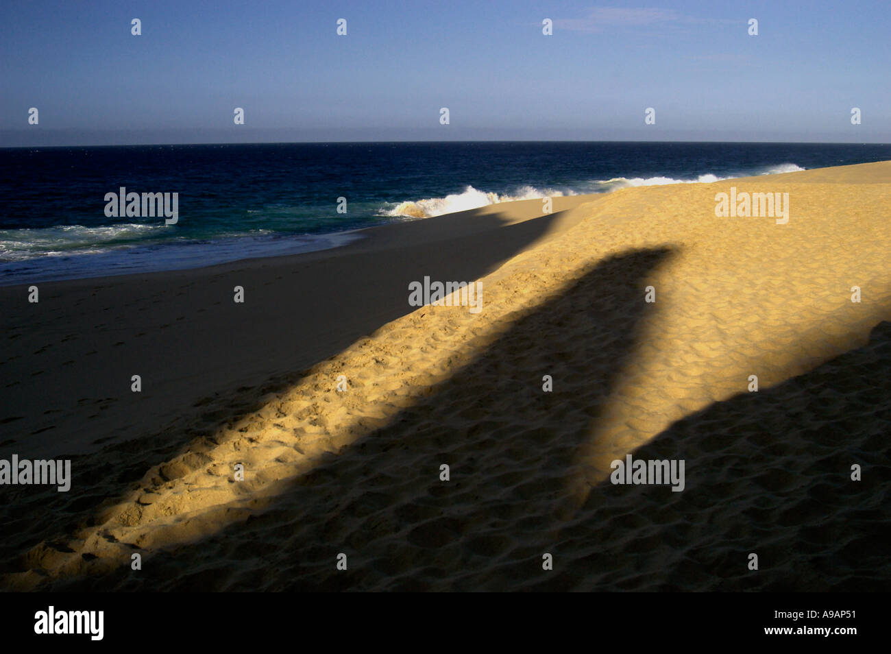beach shadows Mexico Stock Photo - Alamy