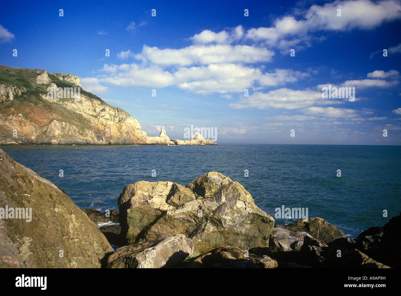 SCENIC ANSTEY COVE TORQUAY DEVON COASTLINE ENGLAND UK Stock Photo - Alamy