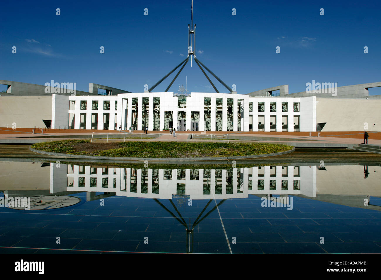Australian Federal Parliament house Canberra Australia Stock Photo - Alamy