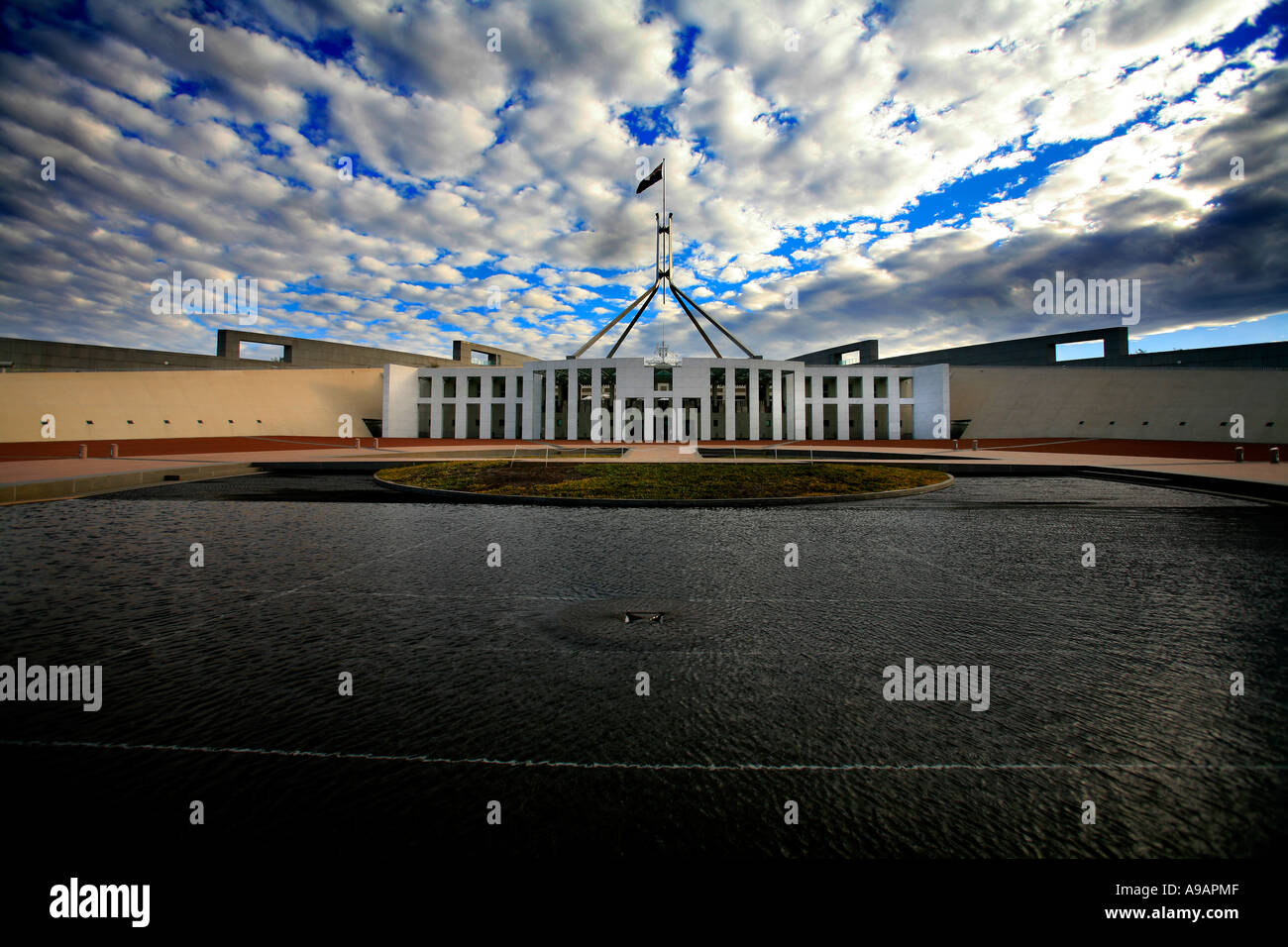 Australian Federal Parliament house Canberra Australia Stock Photo - Alamy