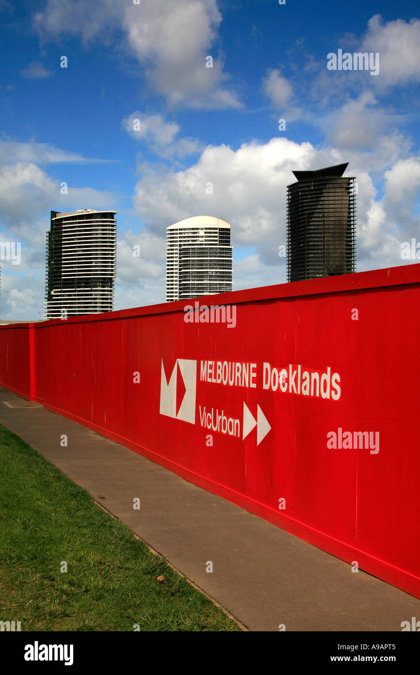 New High Rise development at the Docklands in Melbourne Stock Photo - Alamy
