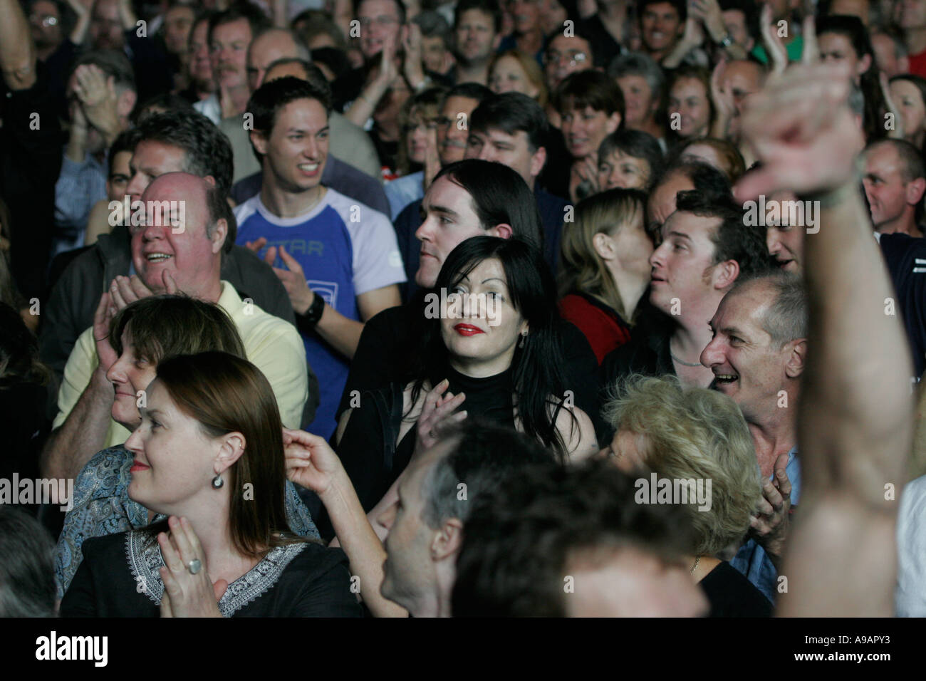 Music lovers at concert Stock Photo - Alamy