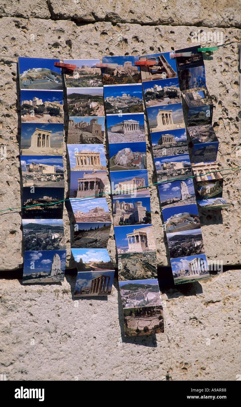 Greece Athens postcards Stock Photo - Alamy