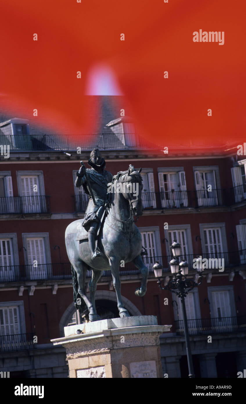 Plaza Mayor Madrid main square Stock Photo - Alamy