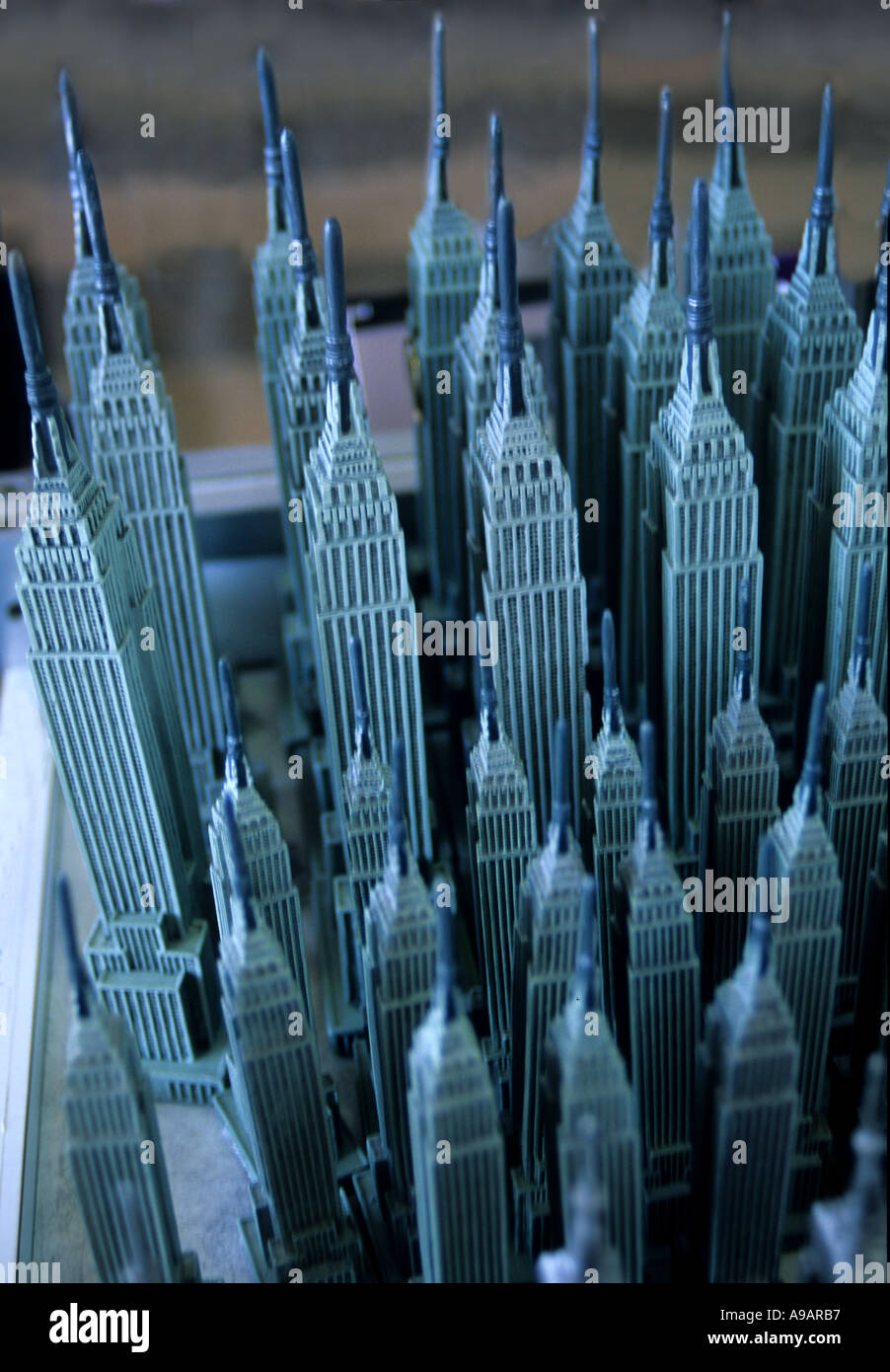 Mini Empire State buildings Stock Photo - Alamy