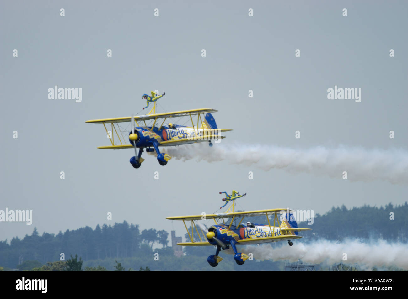 Utterly Butterly Wing walkers Stock Photo - Alamy
