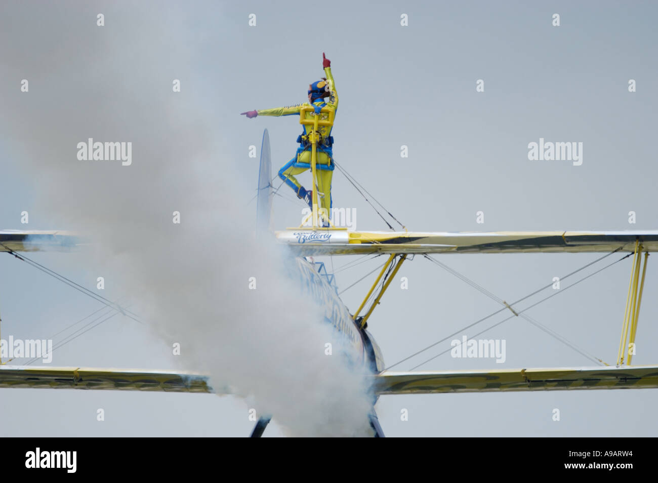 Utterly Butterly Wing walkers Stock Photo - Alamy