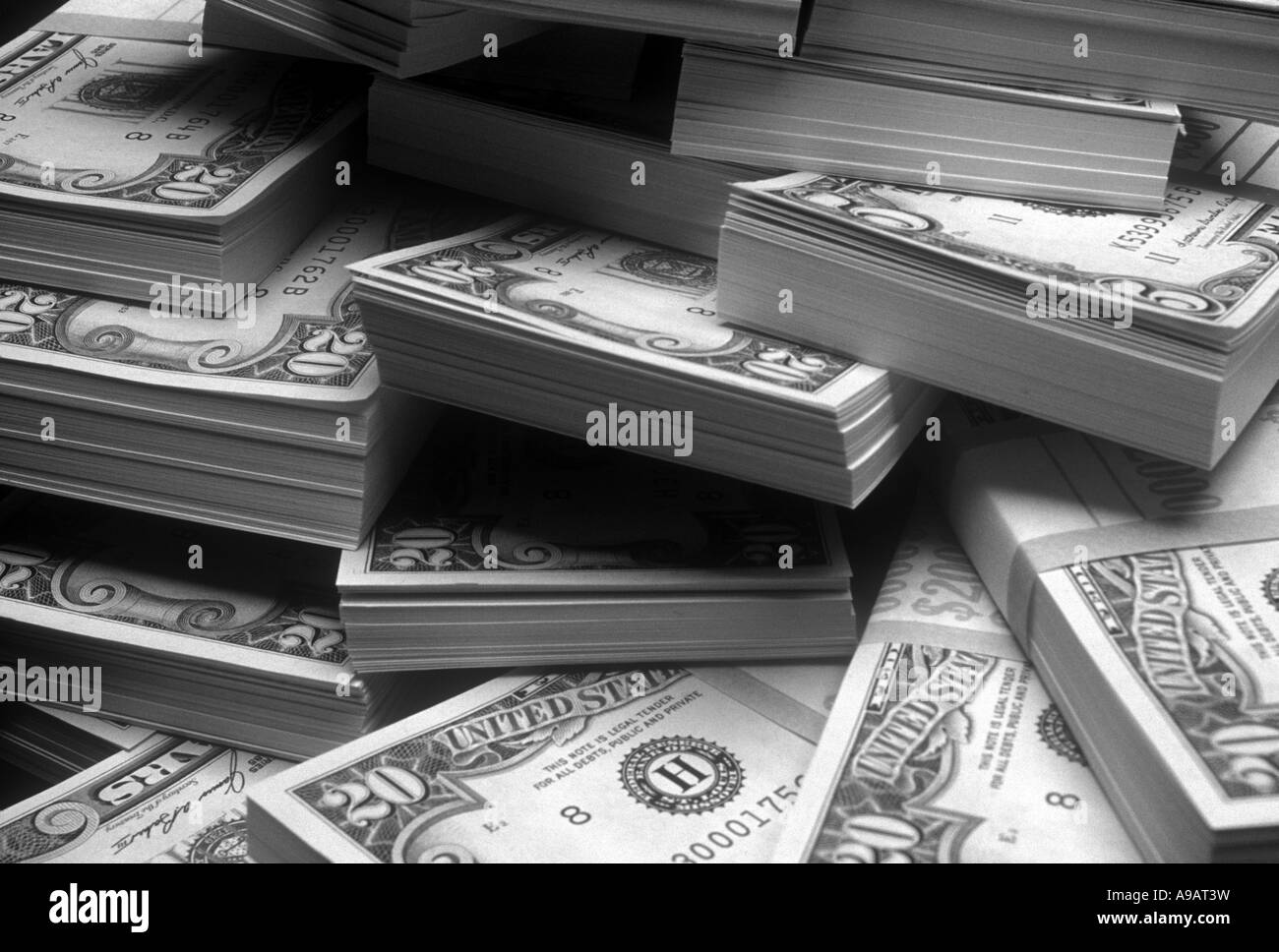 Bank notes Black and White Stock Photos & Images - Alamy