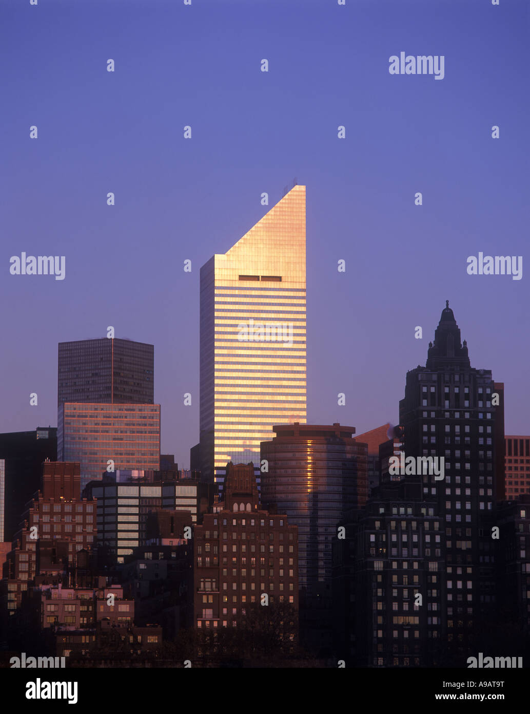 CITI CORP BUILDING MIDTOWN SKYLINE MANHATTAN NEW YORK CITY USA Stock ...