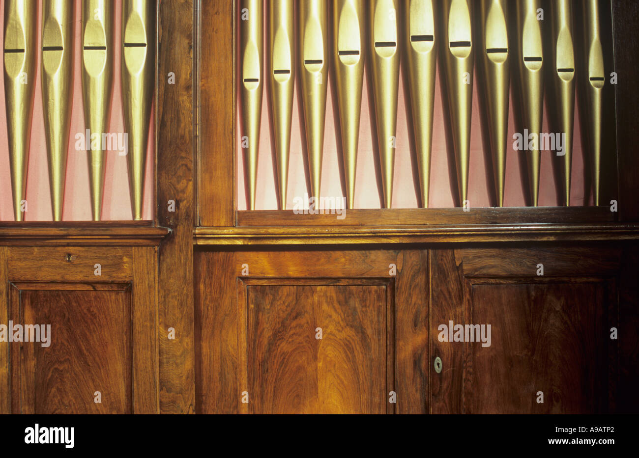 Organ pipes wooden hi-res stock photography and images - Alamy