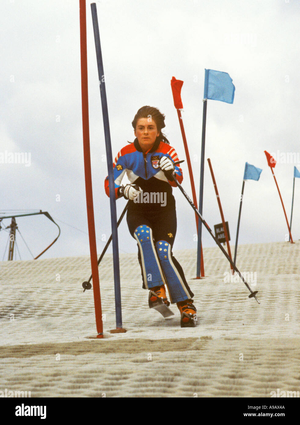 Practice ski slope hi-res stock photography and images - Alamy