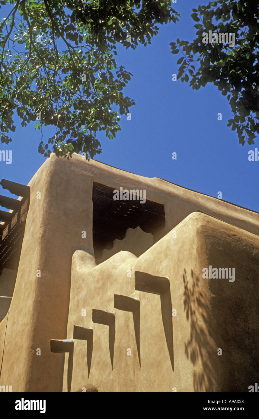 Adobe architecture Santa Fe New Mexico USA Stock Photo - Alamy