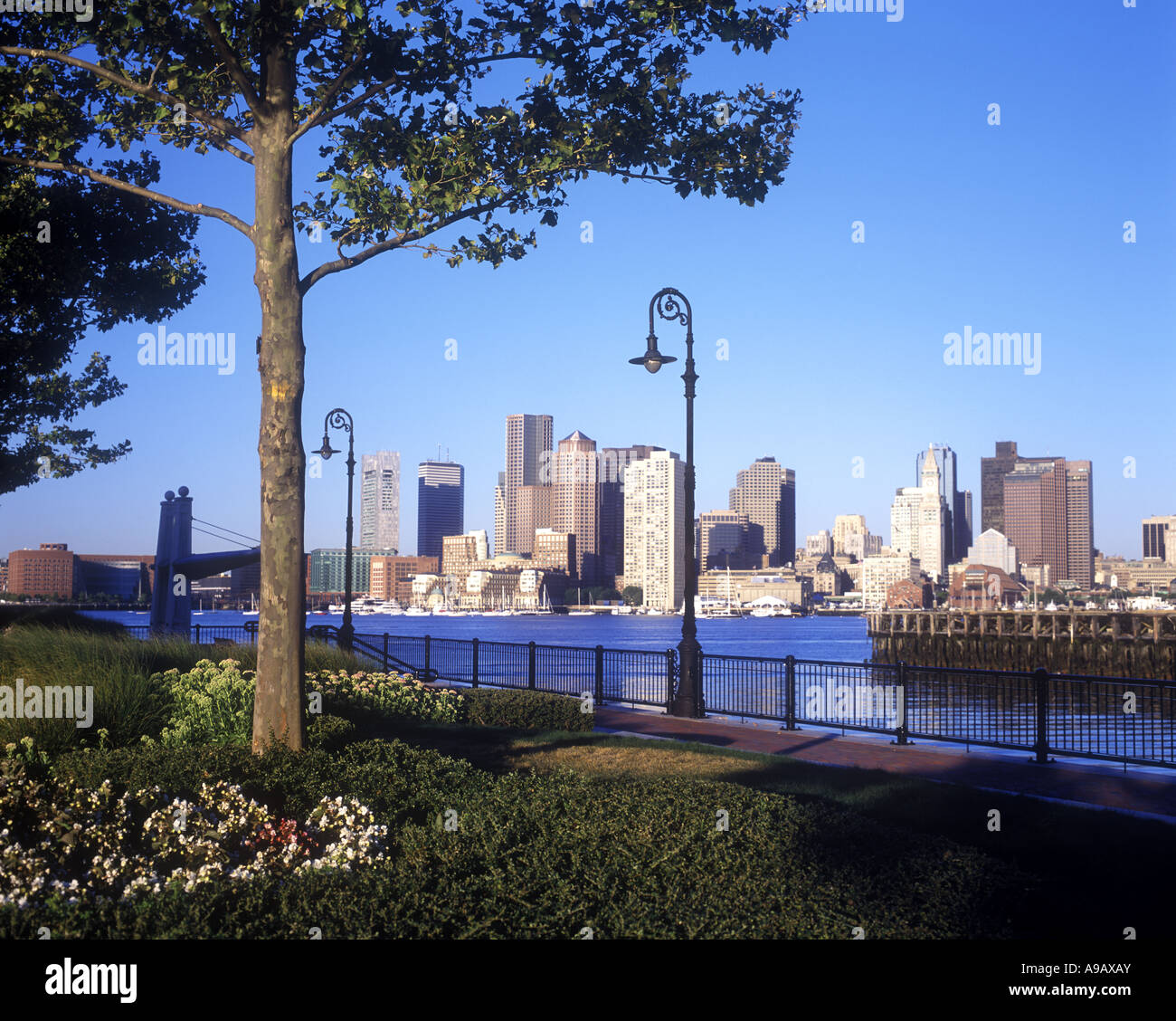 DOWNTOWN INNER HARBOR BOSTON MASSACHUSETTS USA Stock Photo - Alamy