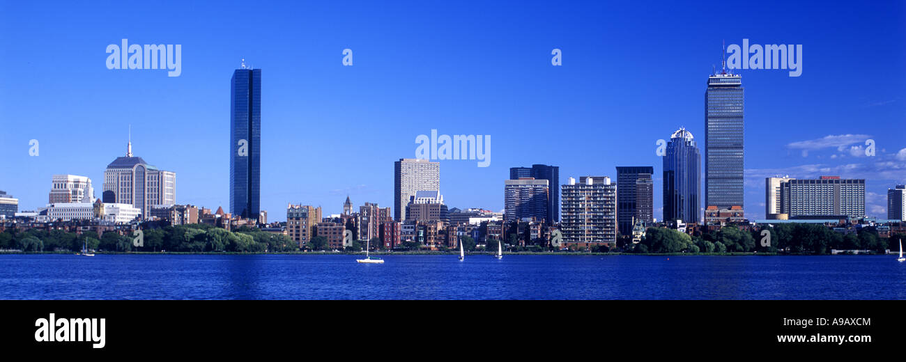 BACK BAY SKYLINE BOSTON MASSACHUSETTS USA Stock Photo - Alamy