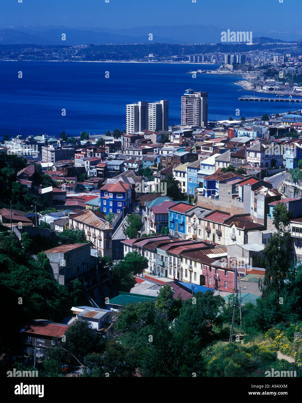 POBLACION COCHRANE VALPARAISO CHILE Stock Photo - Alamy