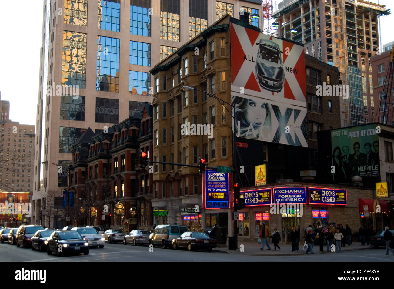 Chicago Street Scene Stock Photo - Alamy