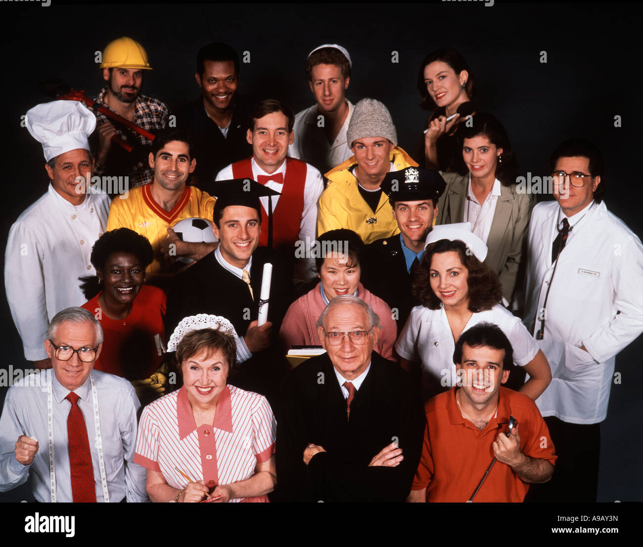 Group of people different occupations hi-res stock photography and ...