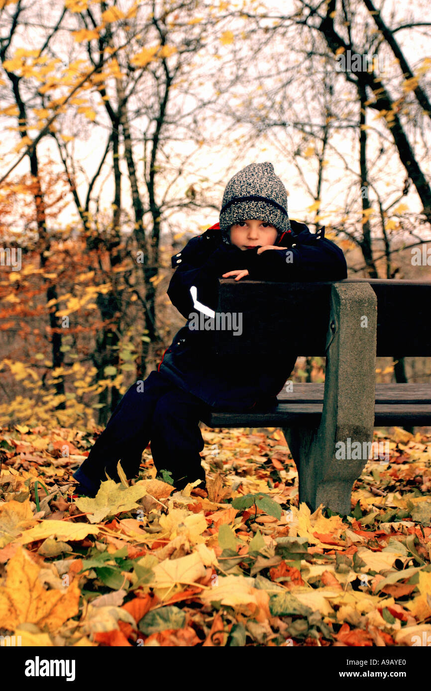 boy in autumn Stock Photo - Alamy