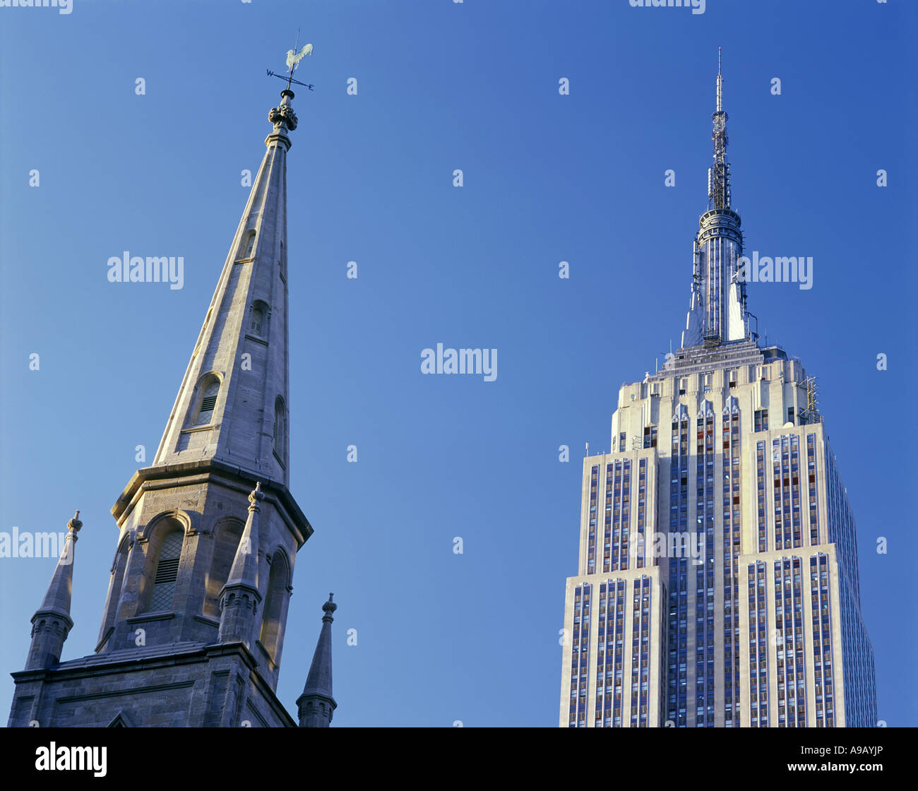 EMPIRE STATE BUILDING (©SHREVE LAMB & HARMON 1931) MARBLE COLLEGIATE ...