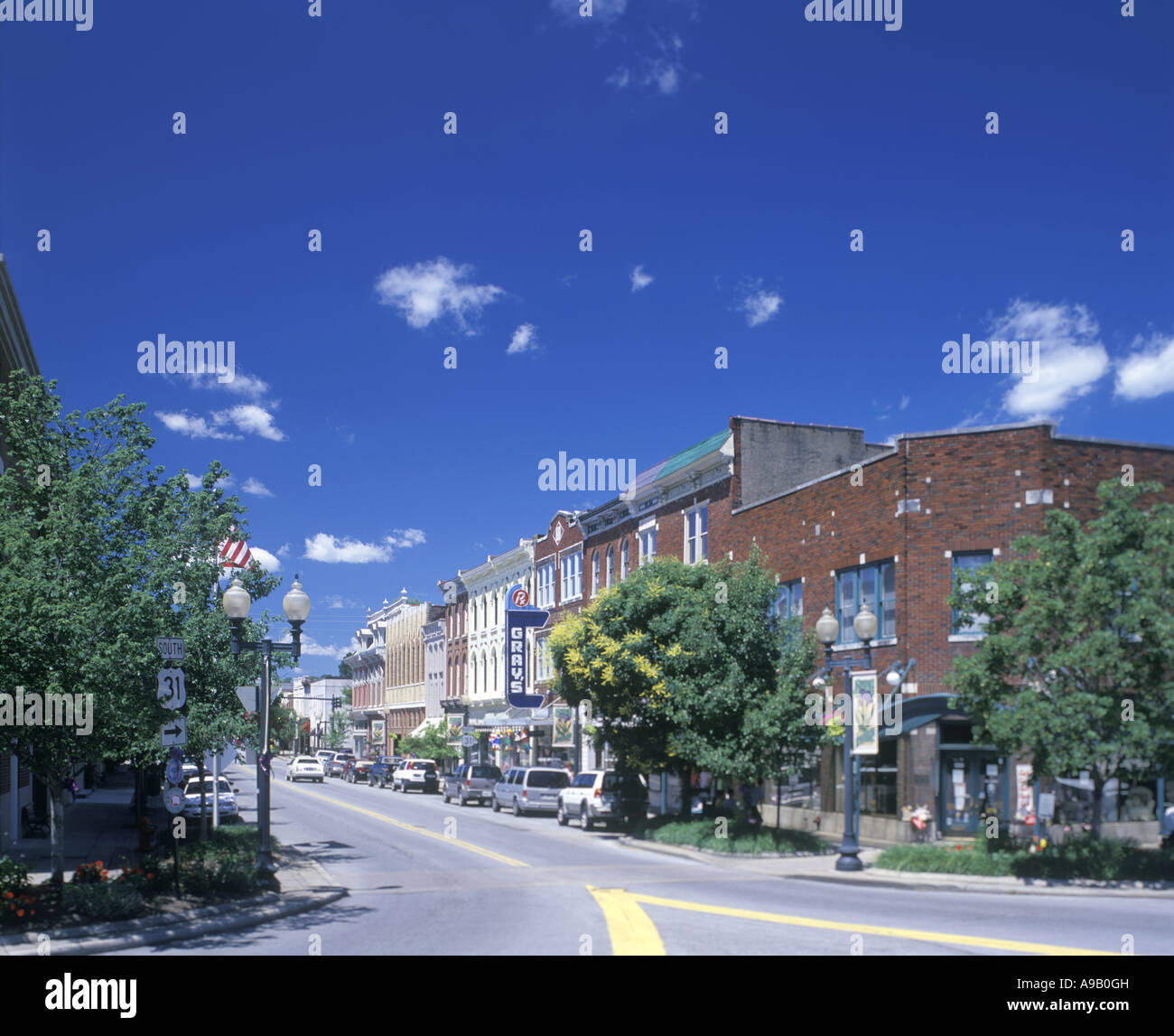 MAIN STREET HISTORIC DISTRICT FRANKLIN WILLIAMSON COUNTY TENNESSEE USA ...