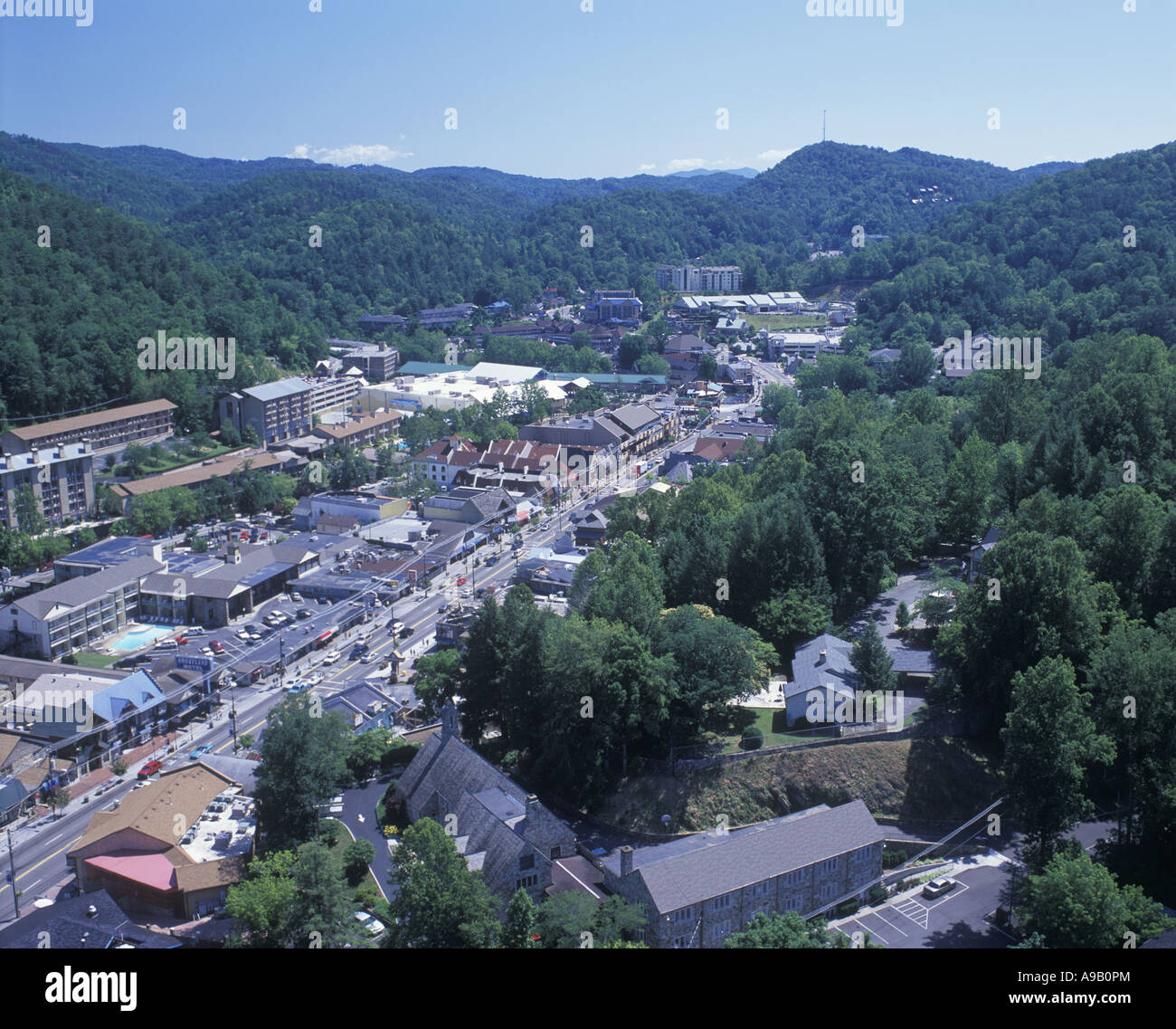 GATLINBURG SMOKY MOUNTAINS TENNESSEE USA Stock Photo - Alamy