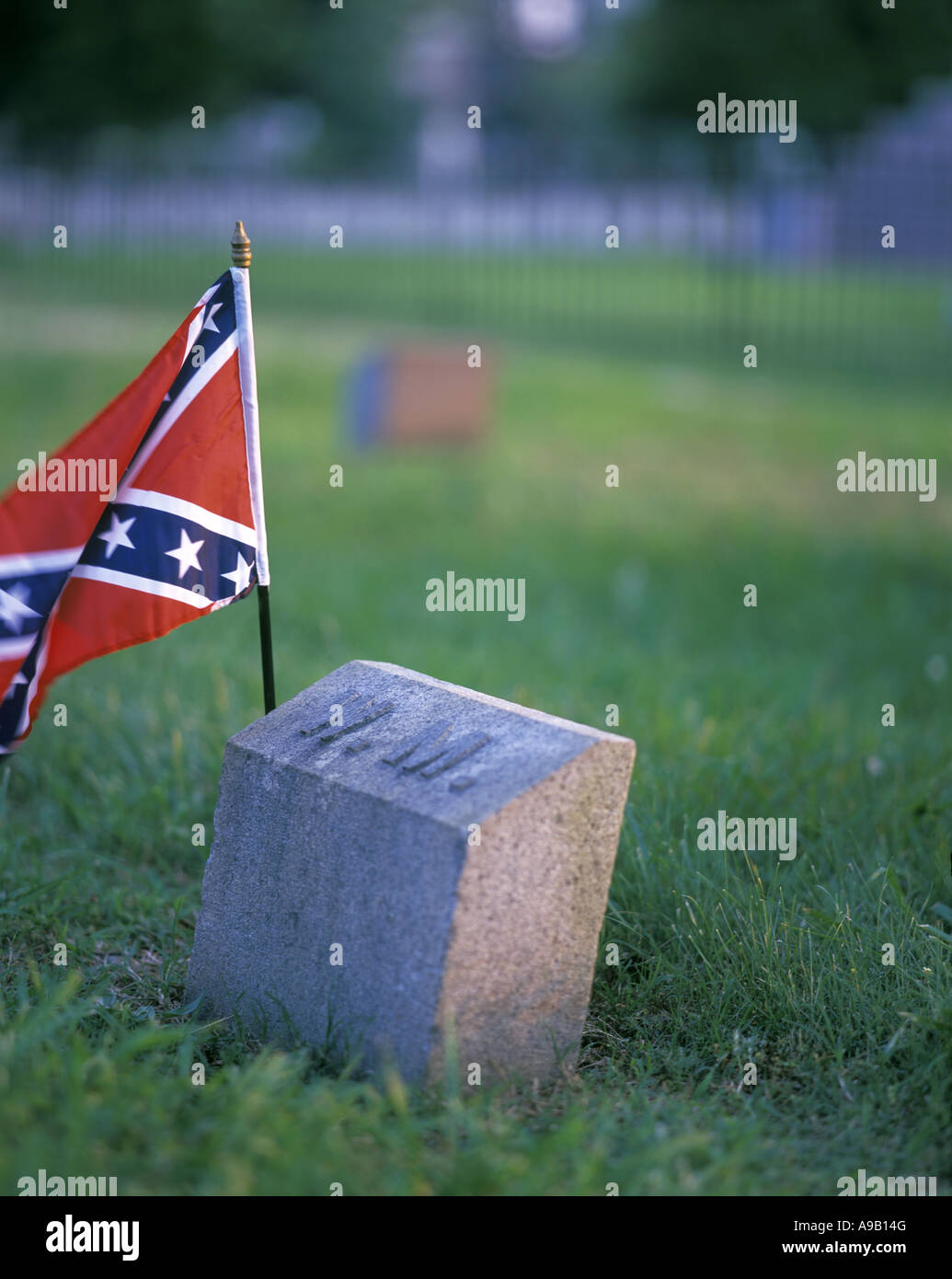 CONFEDERATE FLAG CIVIL WAR GRAVESTONE CEMETERY CHARLOTTE NORTH CAROLINA ...