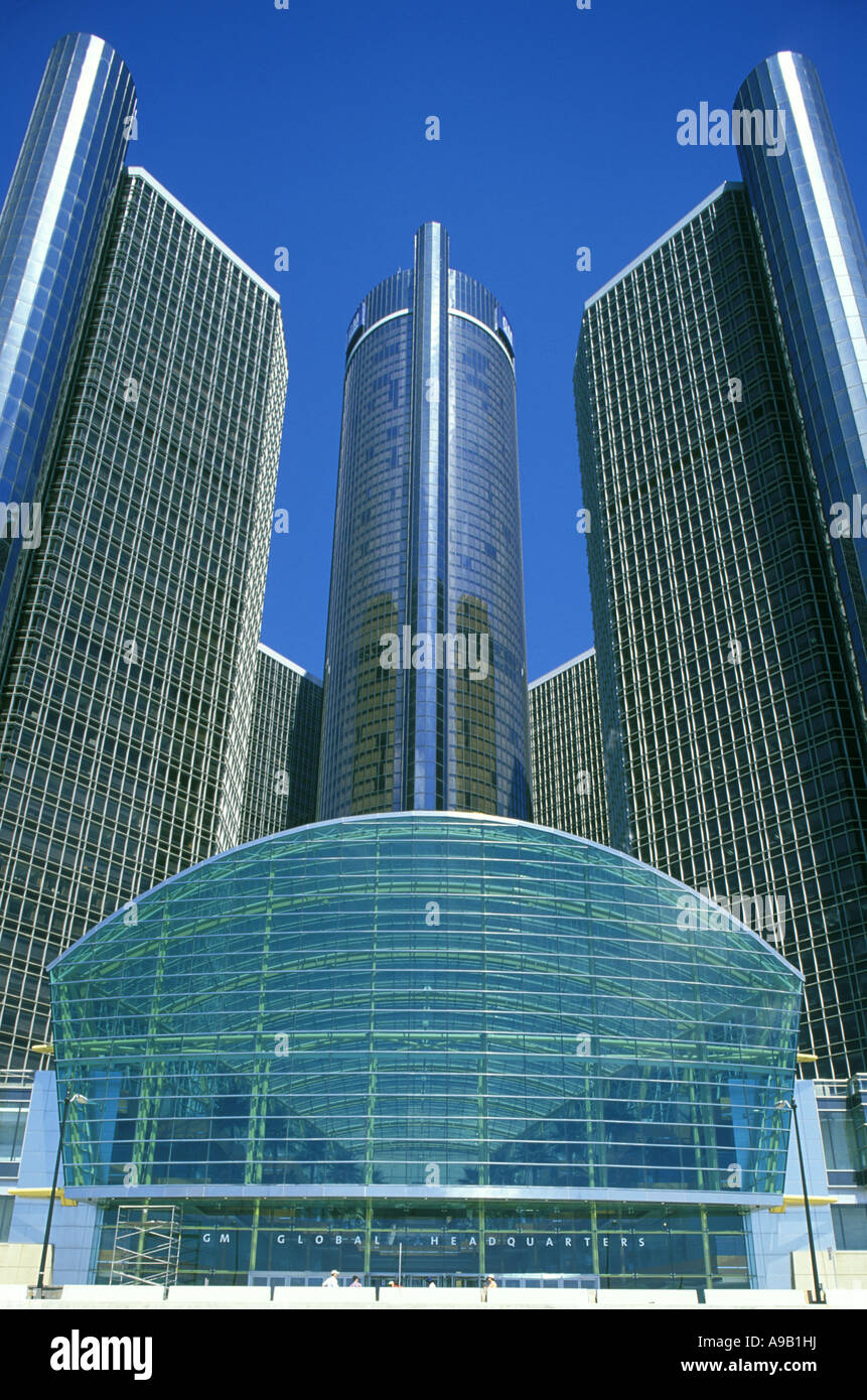 RENAISSANCE CENTER DOWNTOWN DETROIT MICHIGAN USA Stock Photo - Alamy