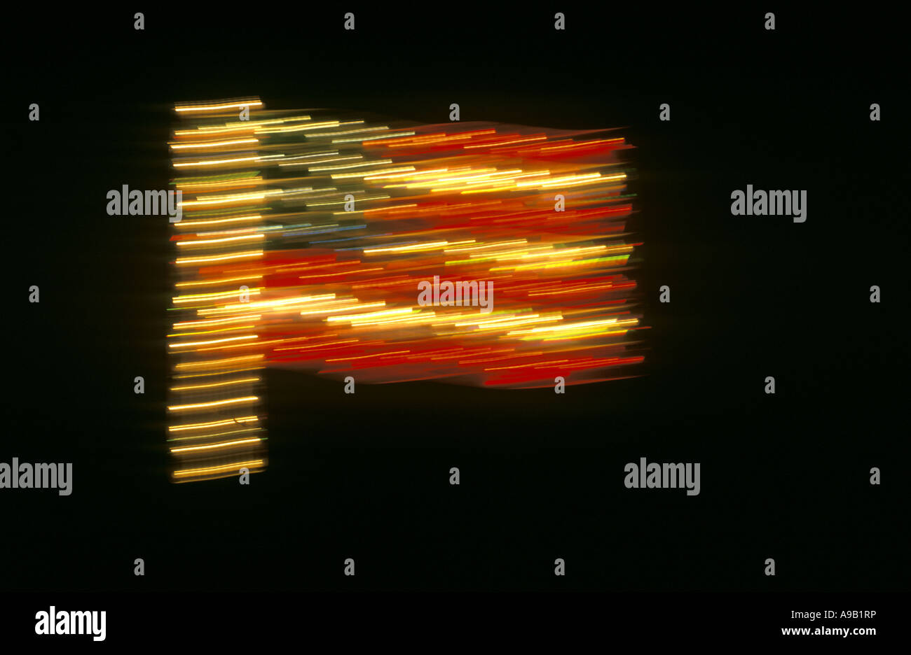 NEON UNITED STATES FLAG Stock Photo - Alamy