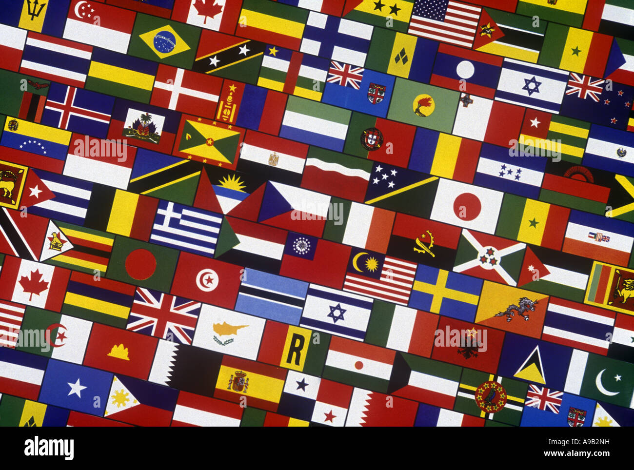 Multi coloured flags hi-res stock photography and images - Alamy