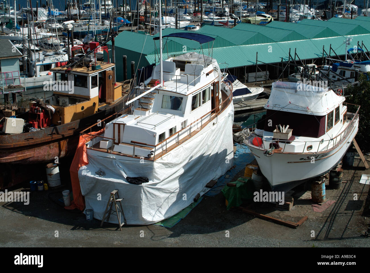 Shipyard Boat repairs Nanaimo Vancouver Island British Columbia Canada ...