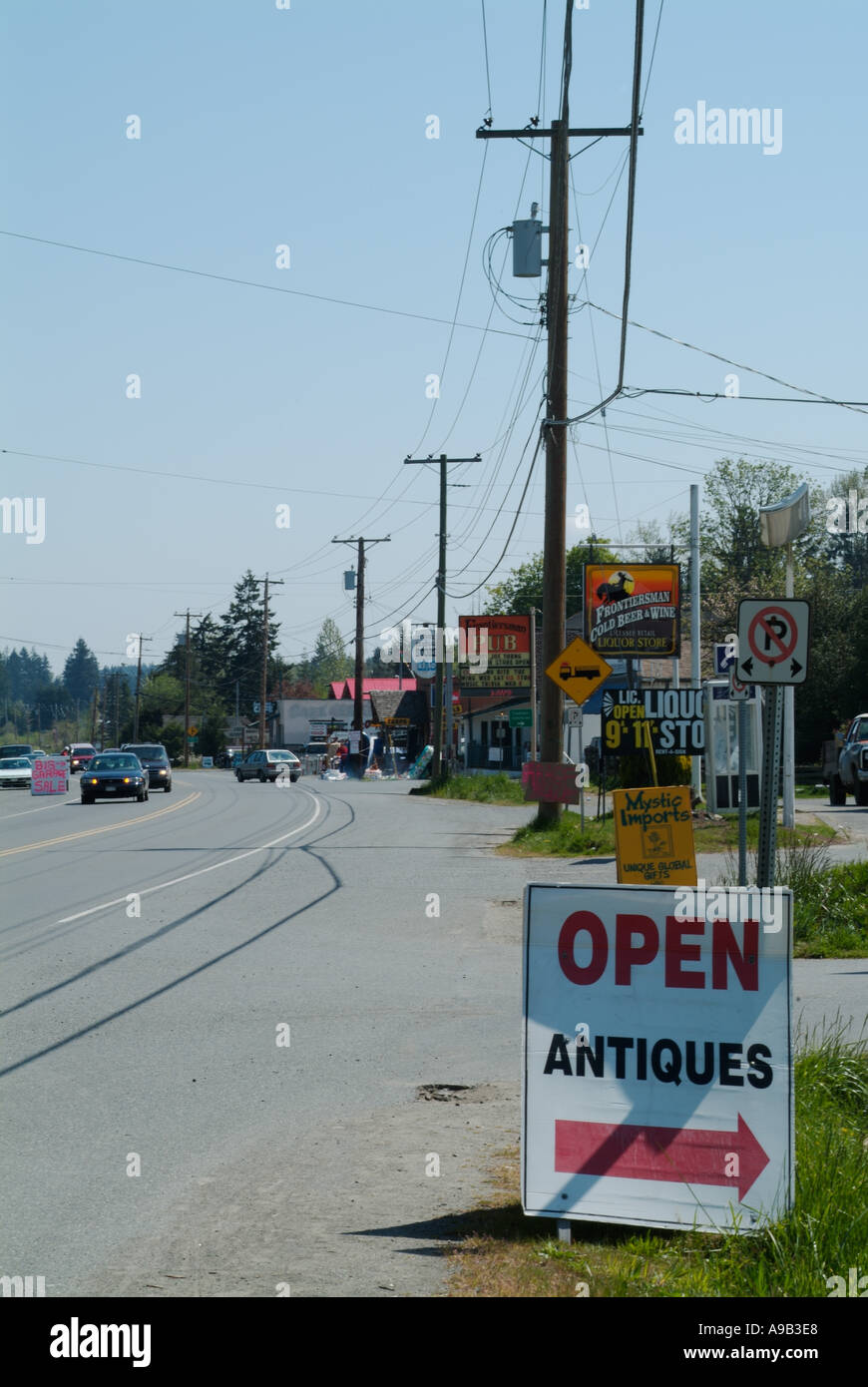 Many tourist attractions and antique shops in Coombs Vancouver Island ...