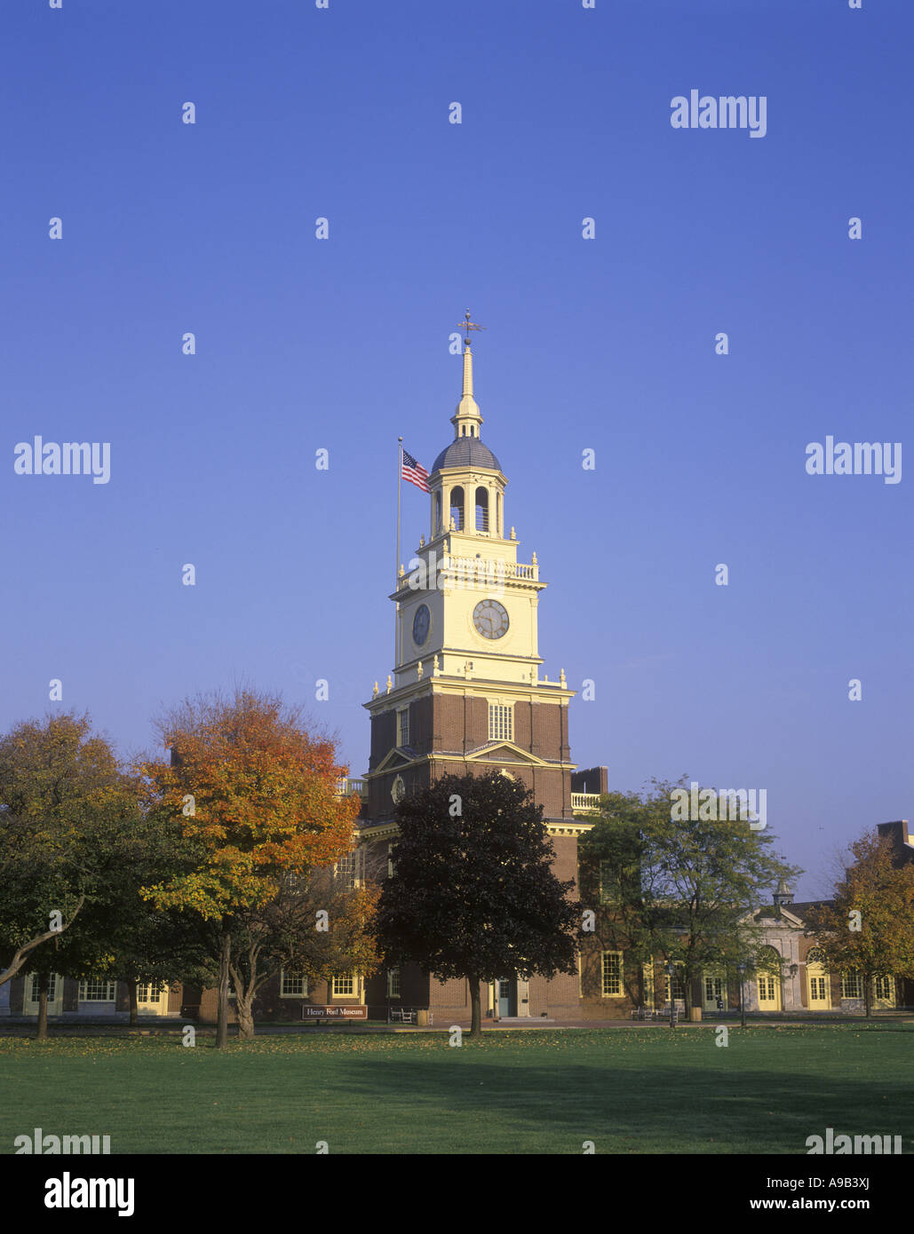 CLOCK TOWER AND INDEPENDENCE HALL REPLICA HENRY FORD MUSEUM DEARBORN ...