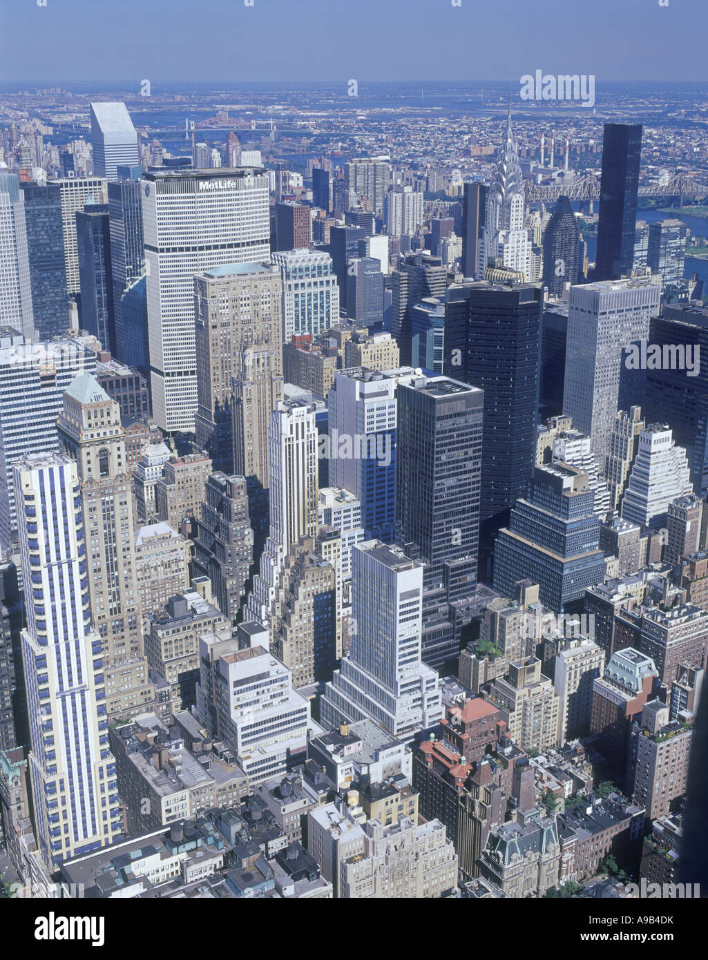 MIDTOWN SKYLINE MANHATTAN NEW YORK CITY USA Stock Photo - Alamy
